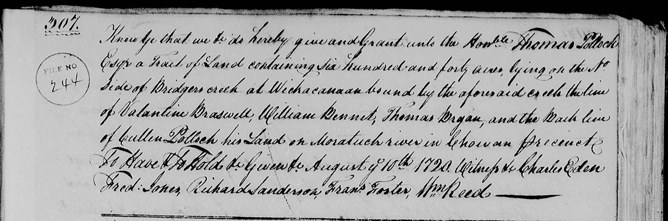 pollock property | Andersons of Colonial N. Carolina