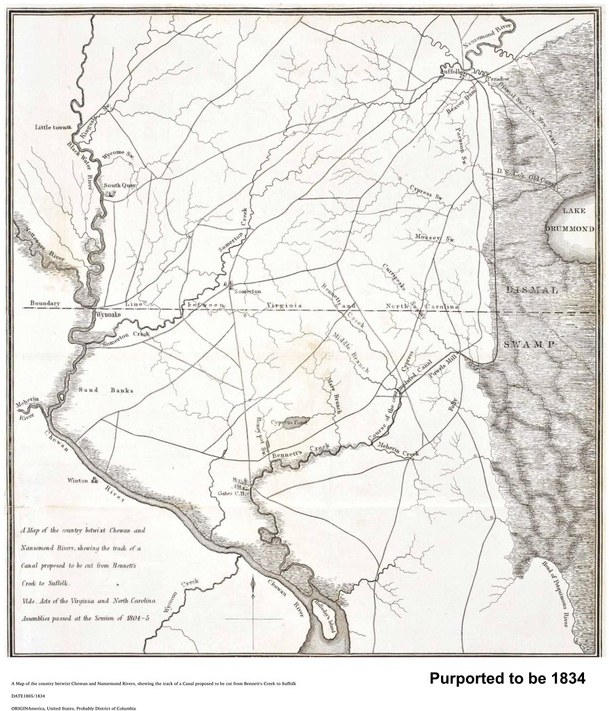 Nansemond and IOW… a map … | Andersons of Colonial N. Carolina